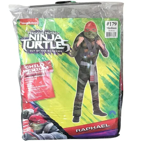 Teenage Mutant Ninja Turtles Raphael Costume New Teenage Mutant Ninja
